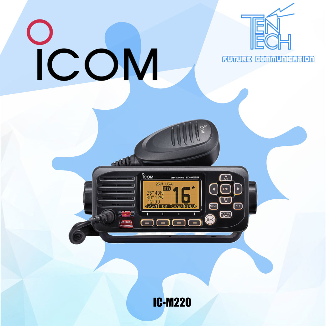 วิทยุสื่อสาร ICOM รุ่น IC-M220 | วิทยุสื่อสาร บริษัท เท็นเท็ค คอมมูนิเค ...