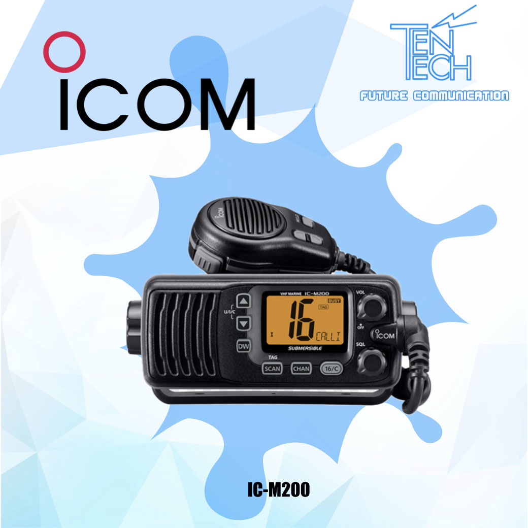 วิทยุสื่อสาร ICOM รุ่น IC-M200 | วิทยุสื่อสาร บริษัท เท็นเท็ค คอมมูนิเค ...