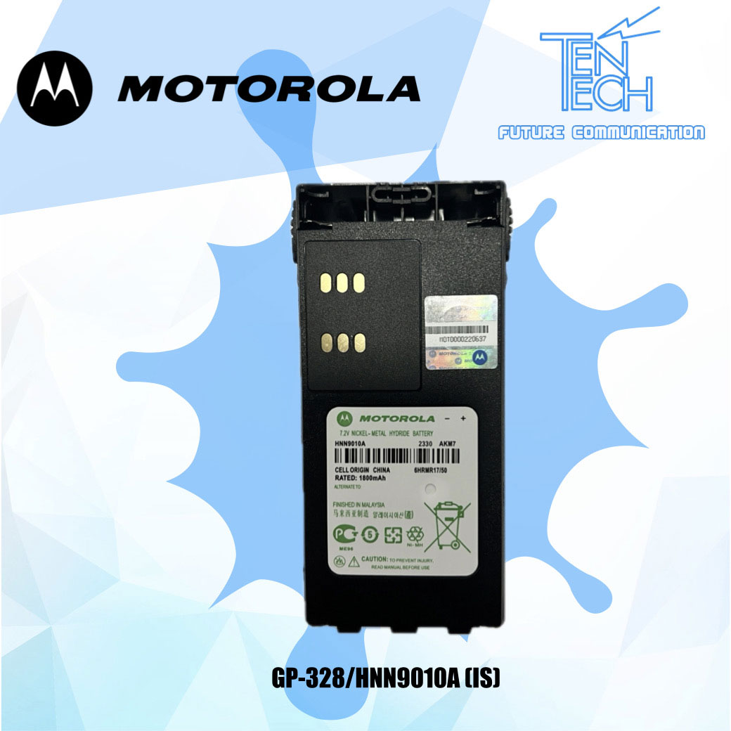 แบตเตอรี่ MOTOROLA รุ่น GP-328/HNN9010A | วิทยุสื่อสาร บริษัท เท็นเท็ค ...