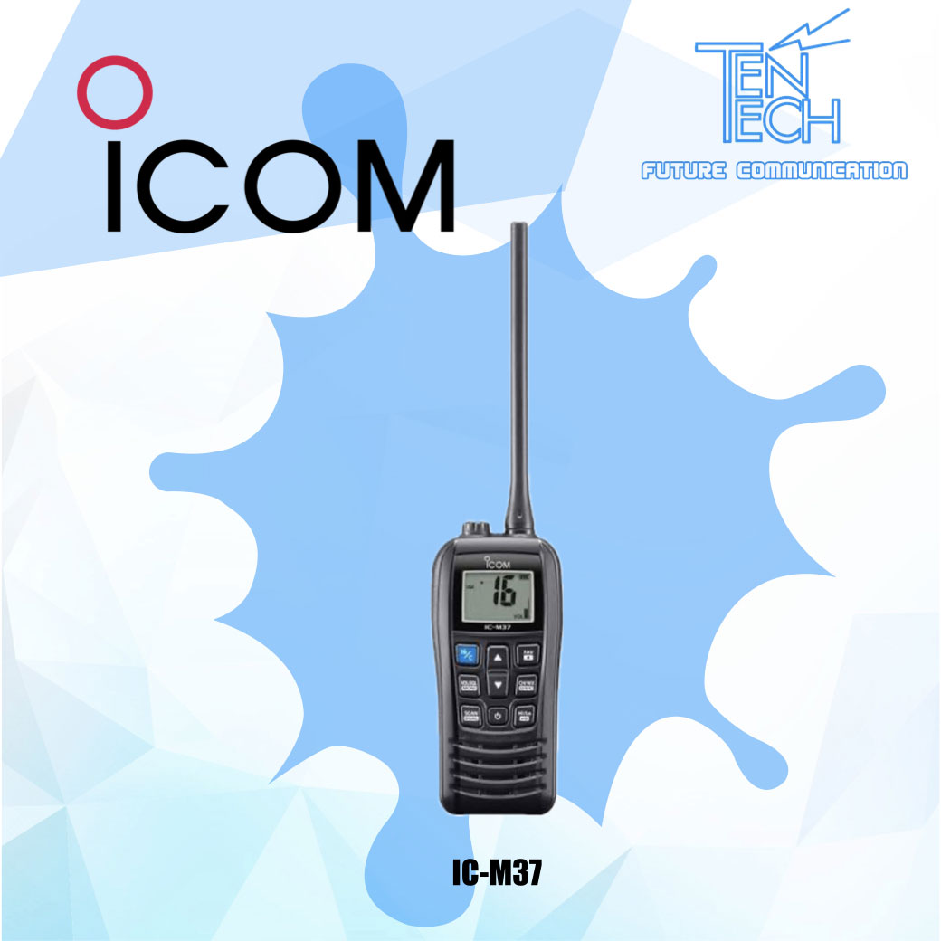 วิทยุสื่อสาร ICOM รุ่น IC-M37 | วิทยุสื่อสาร บริษัท เท็นเท็ค คอมมูนิเค ...